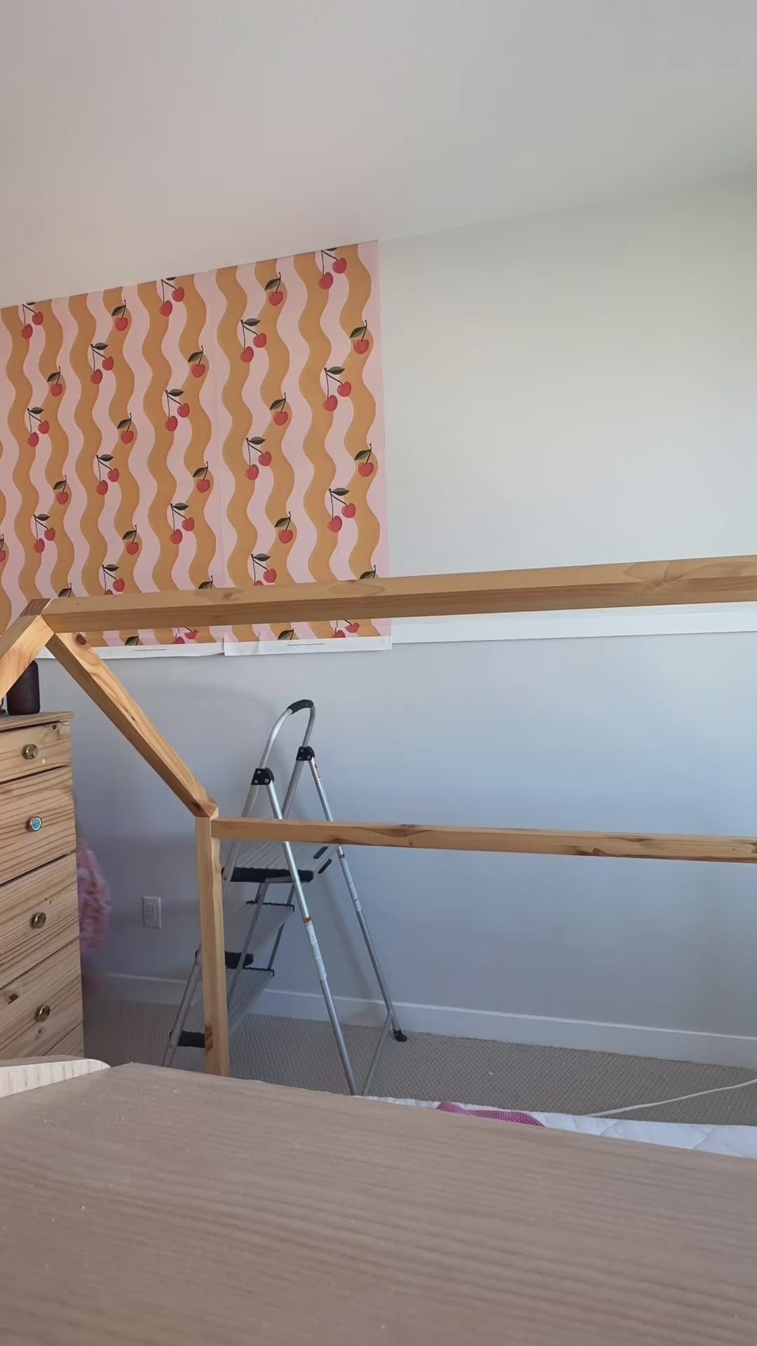 Desert Sky Wallpaper, rust and white – Samantha Santana Creative